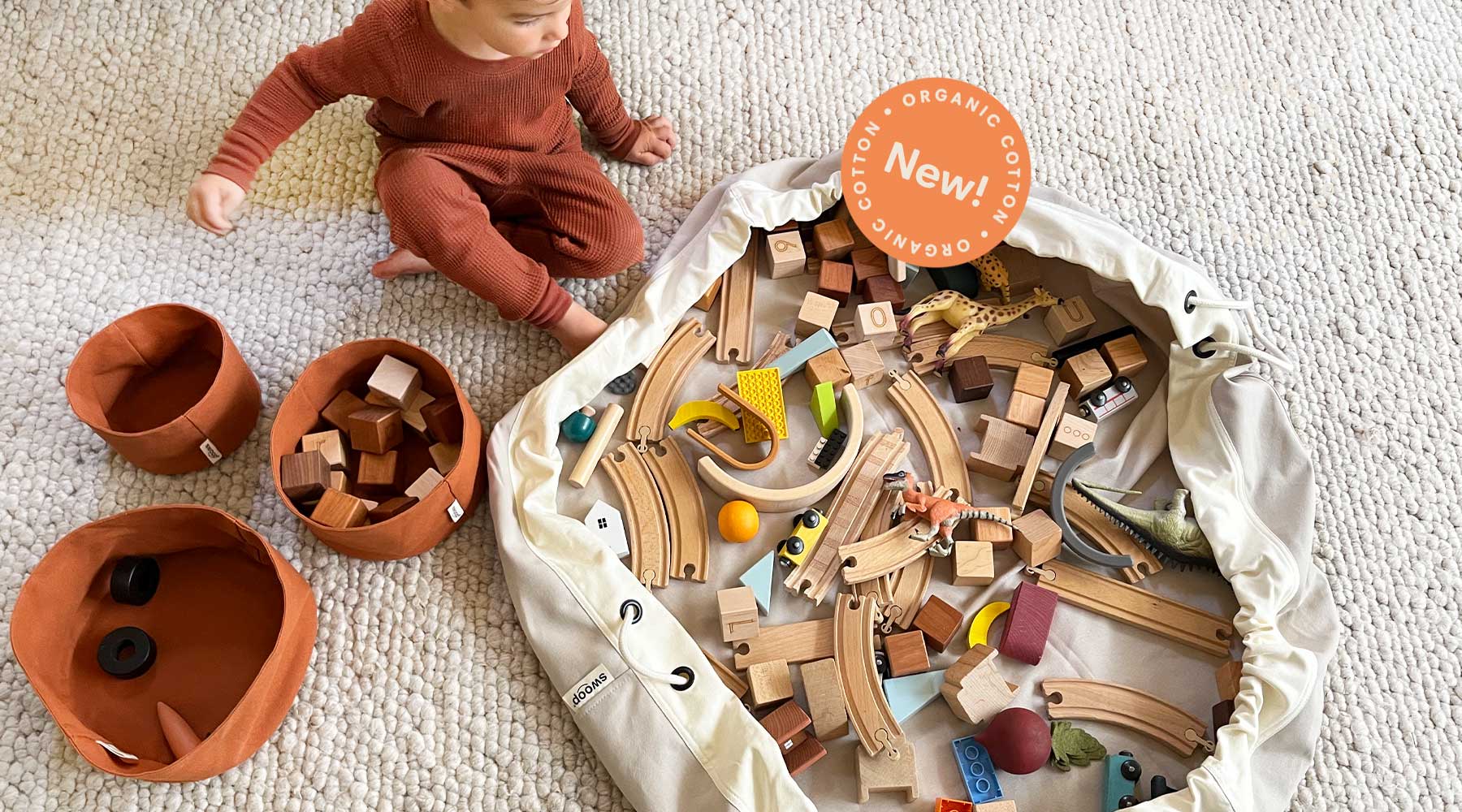 Toy Bag + Organizer | Ideal for LEGO Storage | Swoop Bags